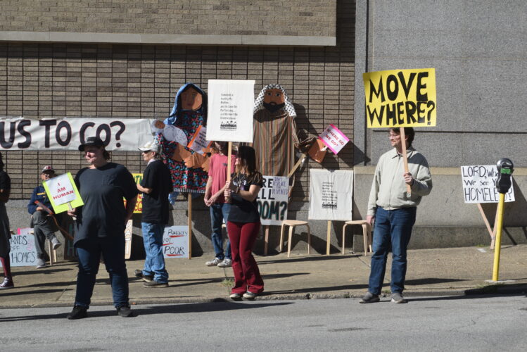 Group Protests Treatment of Homeless in Wheeling; Plan To Dismantle ...
